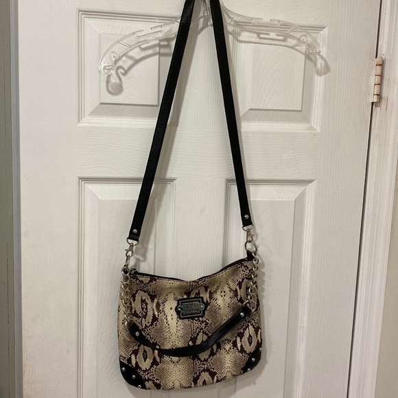 Nicole by Nicole Miller | Bags | Snake Print Bag With Long And Short ...
